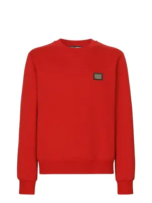 Dolce & Gabbana Dg Essentials Jersey Sweatshirt - Red