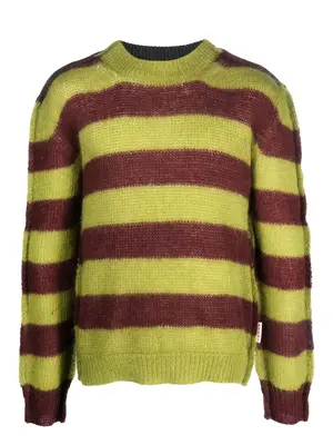 MARNI Marni Striped Mohair-Blend Jumper