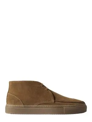 Mr P. Larry Split-toe Regenerated Suede Evolo® Chukka Boots - Brown