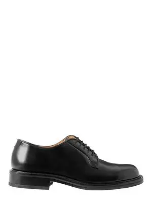 Mr P. Jacques Leather Derby Shoes - Black