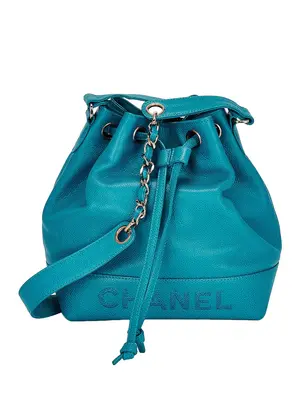 CHANEL Chanel Vintage Drawstring Bucket Bag