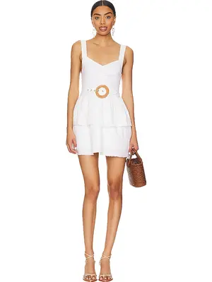 Show Me Your Mumu Cosmo Mini Dress - White