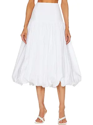 Cinq À Sept Cinq A Sept Ellah Midi Skirt White