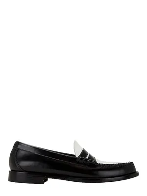 G.H.BASS Larson Weejun Loafers - Black   White