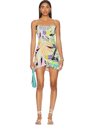 INDAH Rowan Mini Dress - Black Cancun