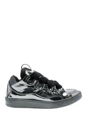 LANVIN Curb Lace-up Sneakers - Grey