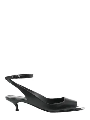 Alexander McQueen 40mm Punk Pumps - Black