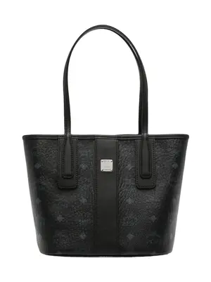 Mcm Mini Liz Reversible Tote - Black