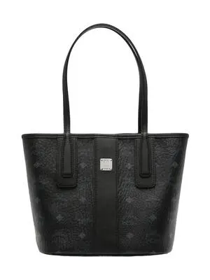 Mcm Mini Liz Reversible Tote - Black