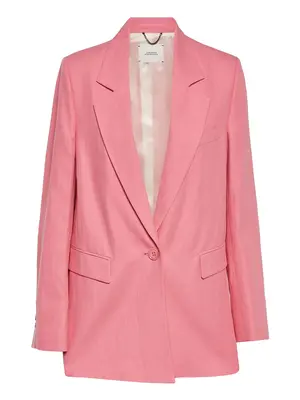 Dorothee Schumacher Cotton And Linen Blazer - Pink