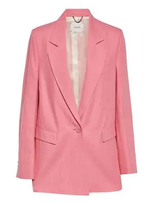 Dorothee Schumacher Cotton And Linen Blazer - Pink