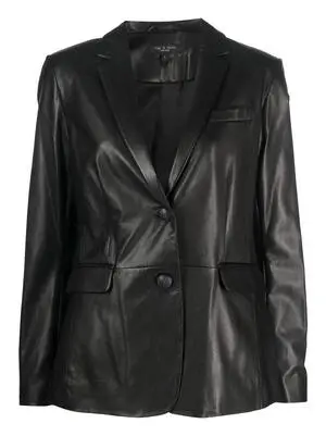 RAG & BONE Charles Single-breasted Leather Blazer