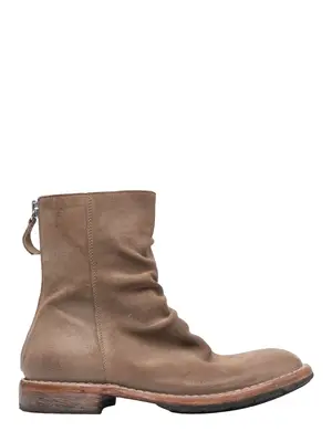 Moma Tronchetto Suede Ankle Boots - Brown