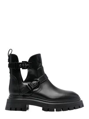 STUART WEITZMAN Buckle-fastening Ankle Boots - Black