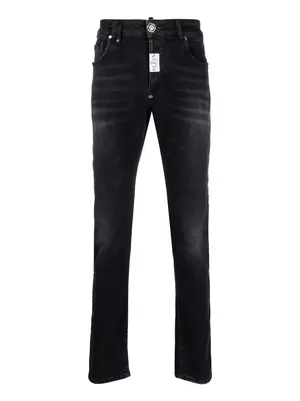 Philipp Plein Straight-leg Jeans - Black