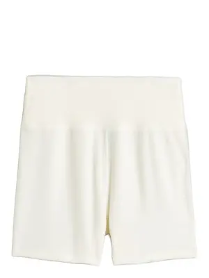 Madewell Towel Terry Biker Shorts - Lighthouse