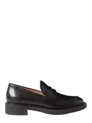 GIANVITO ROSSI Harris 20 Leather Loafers - Black