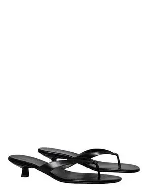 Tory Burch Capri Low Heel Sandal Perfect Black
