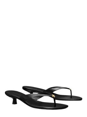 Tory Burch Capri Low Heel Sandal Perfect Black/gold