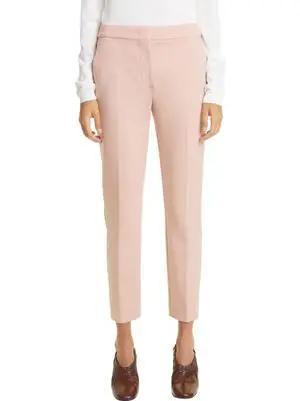 Max Mara Pegno Slim-fit Ankle Pants - Pink