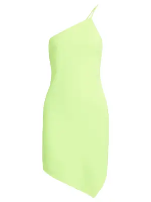 ET OCHS Mia One-shoulder Mini Dress - Light Green