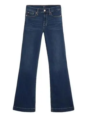 7 For All Mankind Bair Authentic Dojo Flare Jeans - Denim