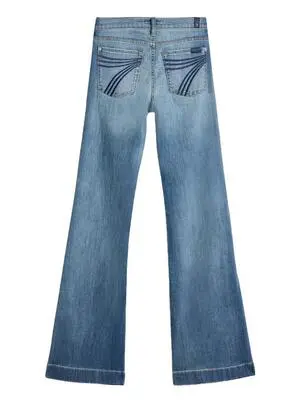 7 For All Mankind Dojo Wide-leg Jeans - Denim
