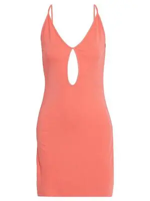 Zeynep Arçay Open-back Mini Dress - Coral