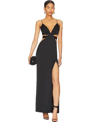Superdown Stacie Maxi Dress - Black