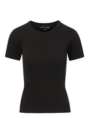 VERONICA BEARD Pruitt Ribbed T-Shirt
