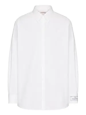 VALENTINO Long-sleeve Cotton Shirt