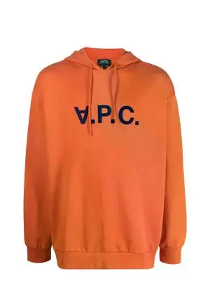 A.p.c. V.p.c. Logo-print Hoodie - Orange