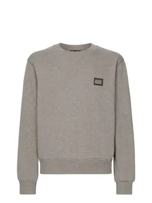Dolce & Gabbana Dg Essentials Jersey Sweatshirt - Grey