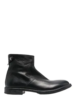 Moma Smooth-grain Leather Boots - Black