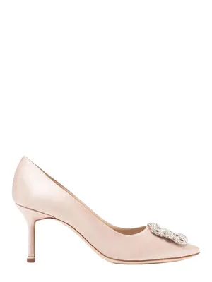 Manolo Blahnik Hangisi 70mm Pumps - Pink