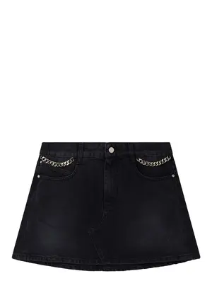 Stella McCartney Falabella Mini Skirt - Black