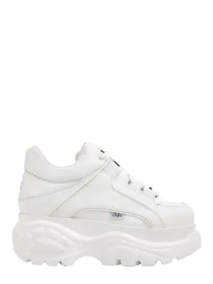 BUFFALO Classic Chunky-sole Low-top Sneakers - White