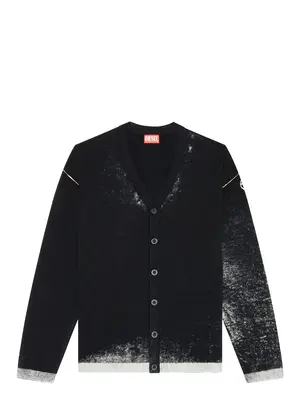 DIESEL® K-larence-b Cotton Cardigan - Black