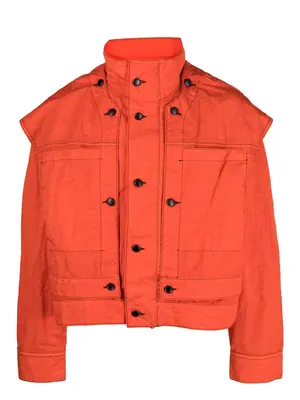 Eckhaus Latta Mobile High-neck Jacket - Orange