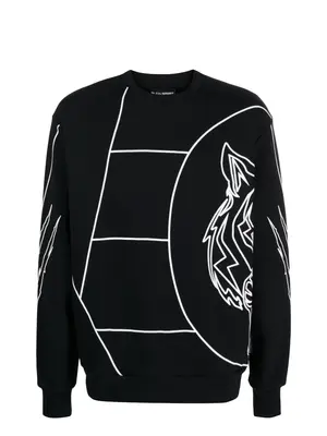 PLEIN SPORT Tiger Court Edition Sweatshirt - Black