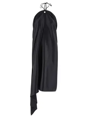 FERRAGAMO Asymmetric Dress Black