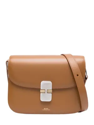 A.p.c. Small Grace Shoulder Bag - Brown