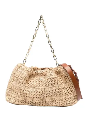 Ba&sh June Raffia Tote - Neutrals