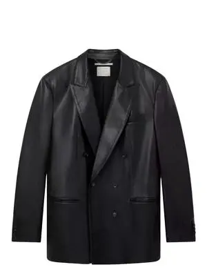 Stella McCartney Stella McCartney Alter Mat Double-Breasted Blazer Black