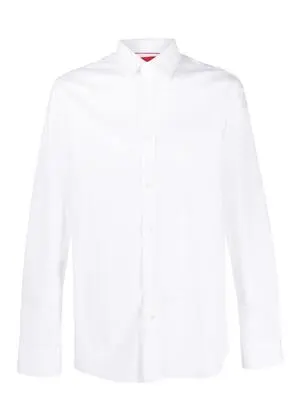 BOSS Straight-cut Cotton Shirt