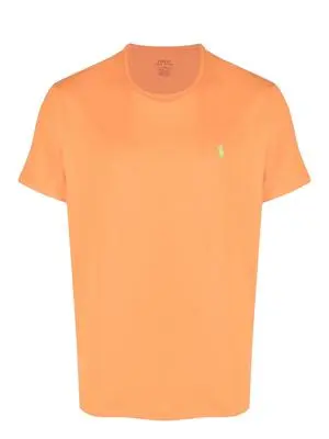 Polo Ralph Lauren Embroidered-logo Cotton T-shirt - Orange