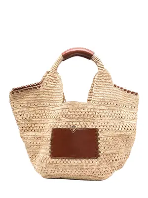 BA&SH Ba&Sh Ara Raffia Tote Bag