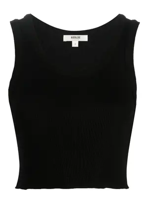 AGOLDE AGOLDE Ribbed-Knit Sleeveless Top