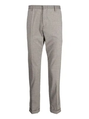 PAUL SMITH Paul Smith Check-Pattern Stretch-Wool Trousers