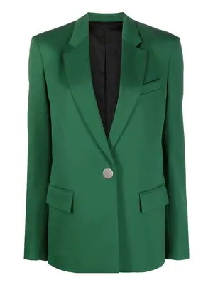 Attico Single-breasted Blazer - Green